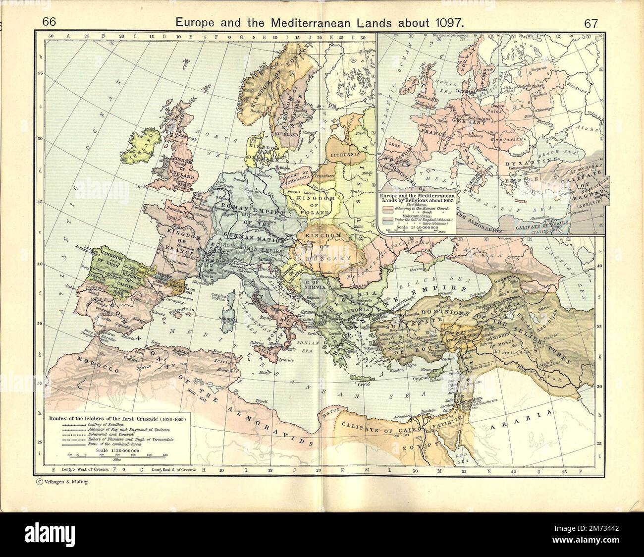 Map of Rusʹ in 1097 (1911 Stock Photo - Alamy