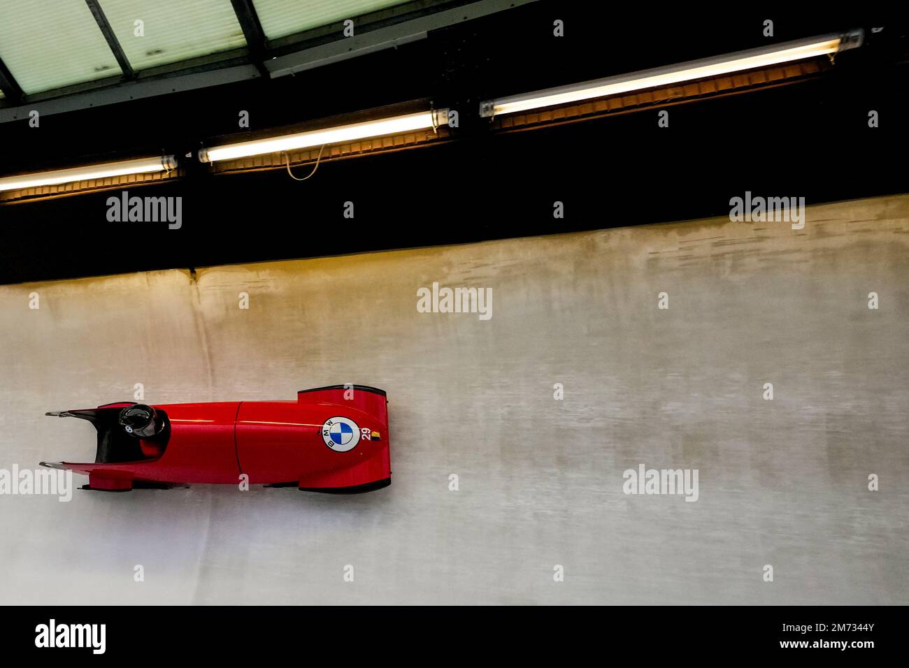 WINTERBERG, GERMANY - JANUARY 7: Georgeta Popescu of Romania competes ...