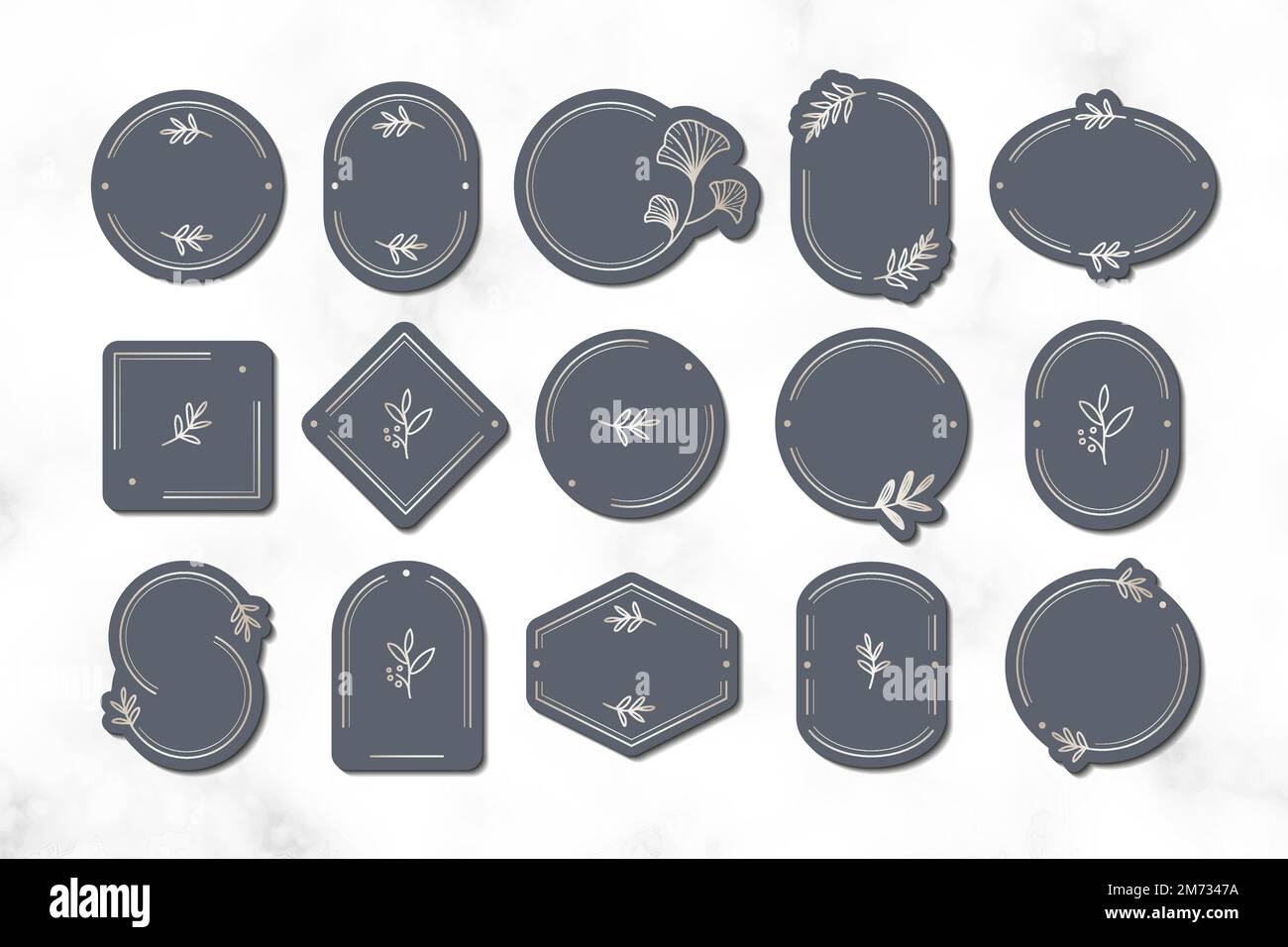 Floral design logo on a white background vector Stock Vector Image ...