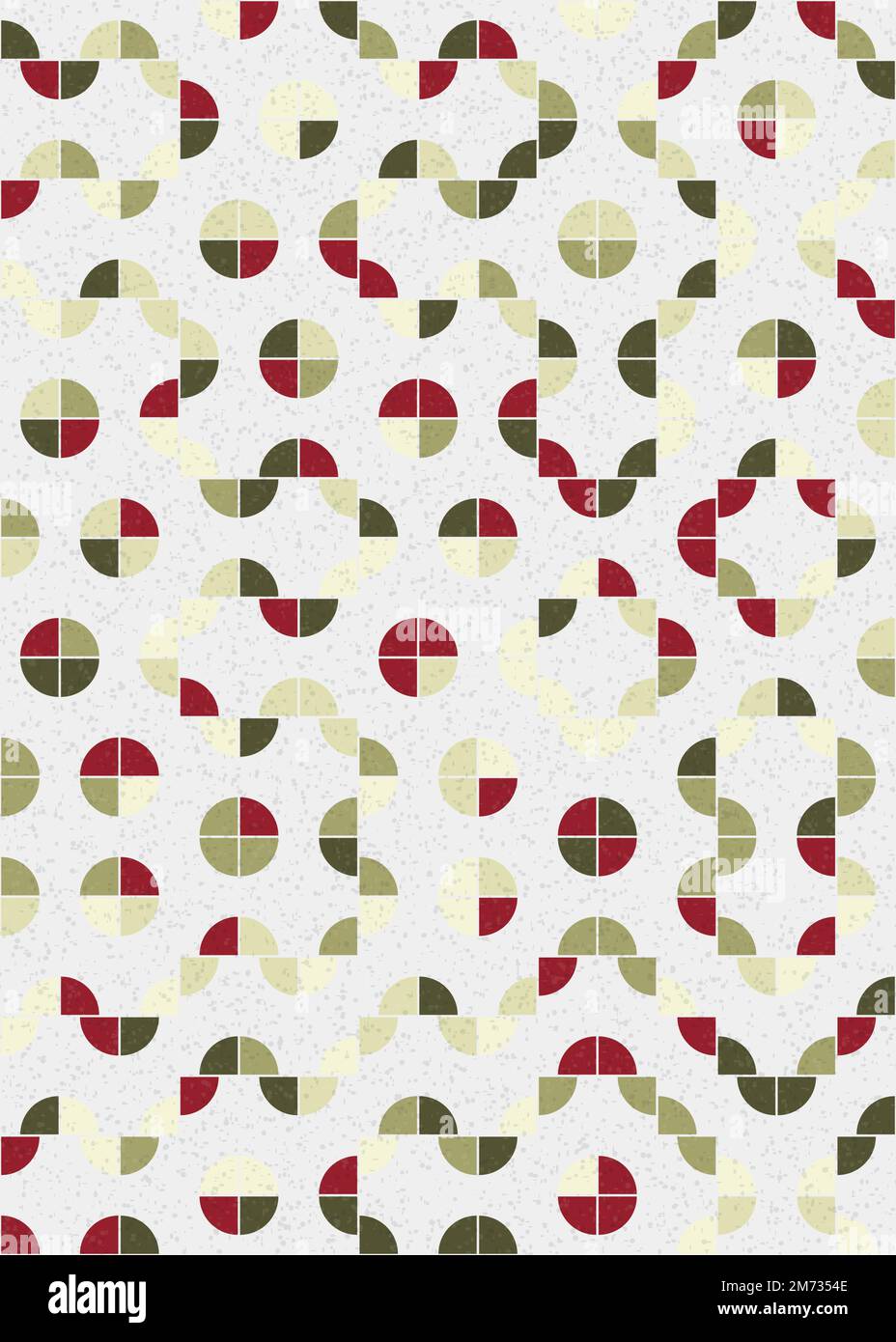 Abstract Geometrical generative computational art illustration Stock ...