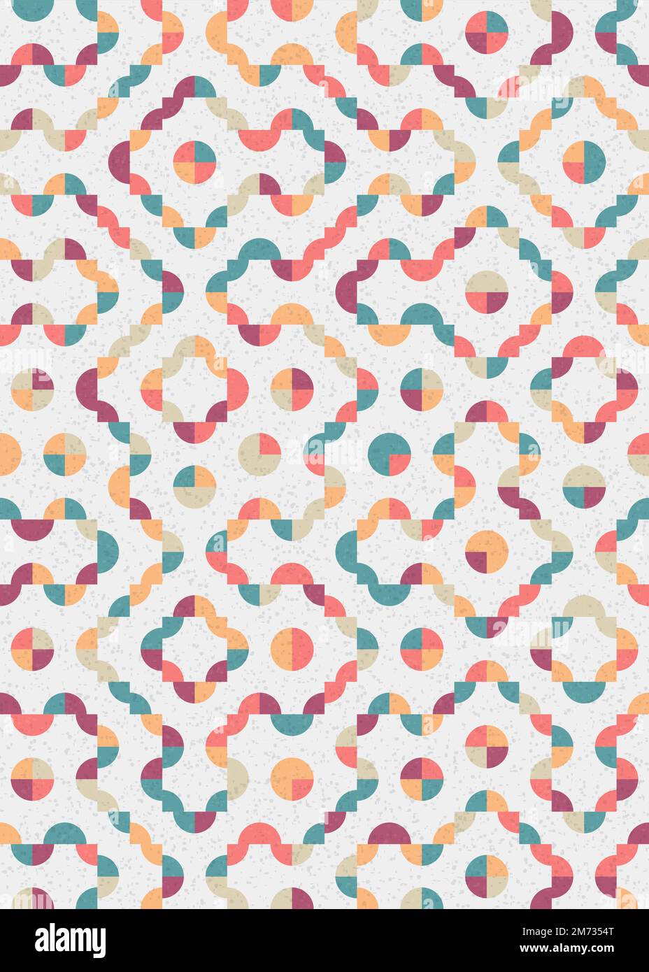 Abstract Geometrical generative computational art illustration Stock ...