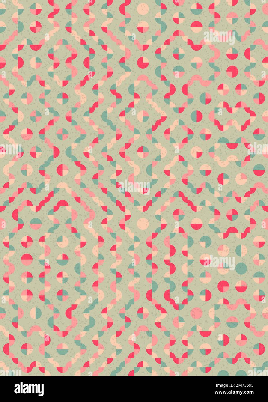 Abstract Geometrical generative computational art illustration Stock ...