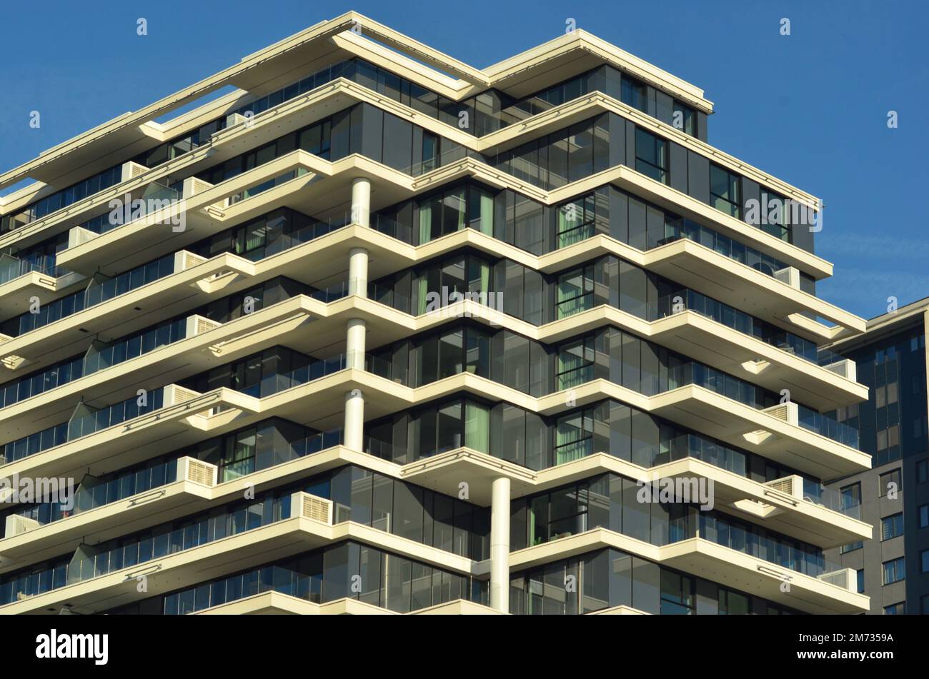 Belgrade Waterfront Residential Building extrerior Stock Photo - Alamy