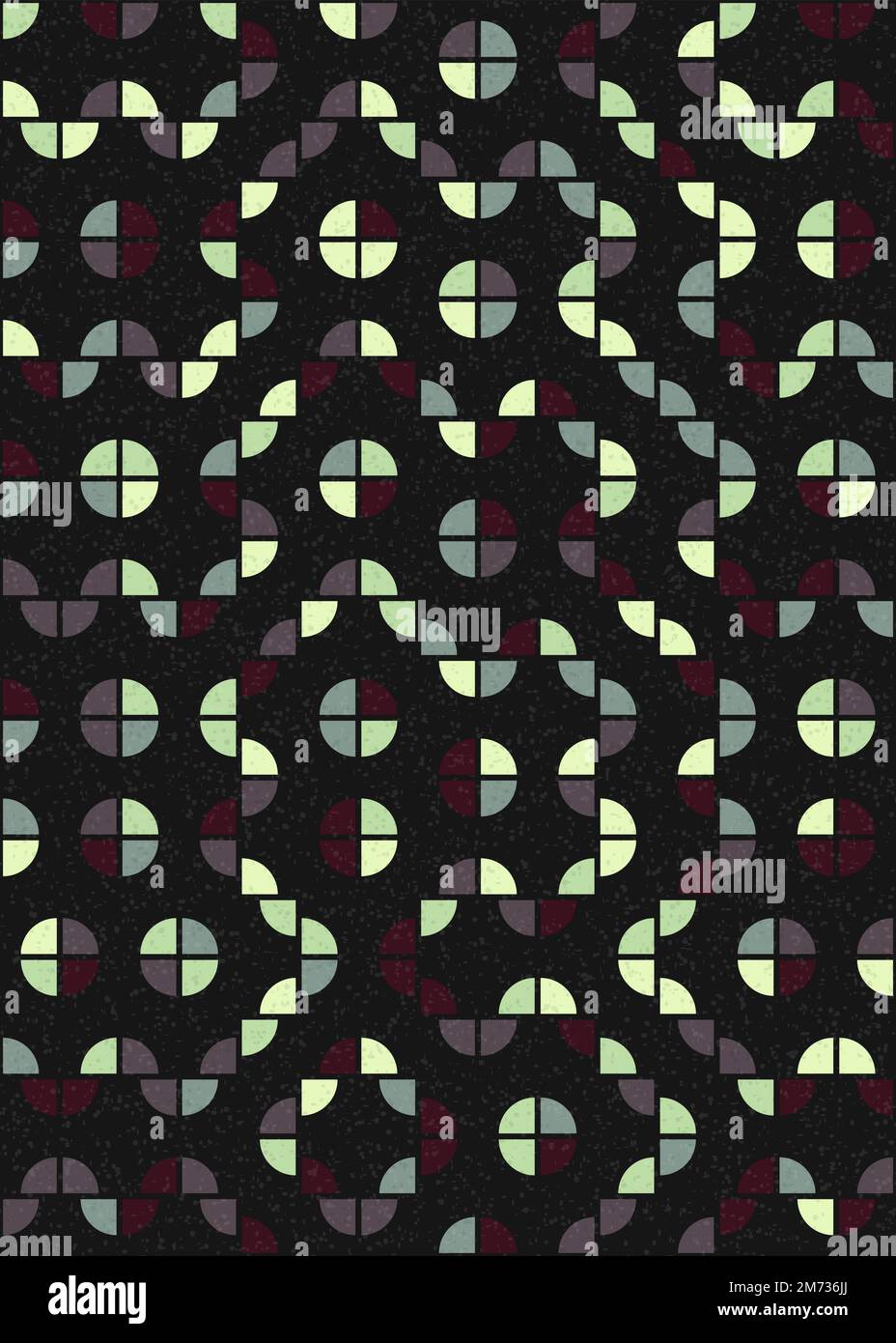 Abstract Geometrical generative computational art illustration Stock ...