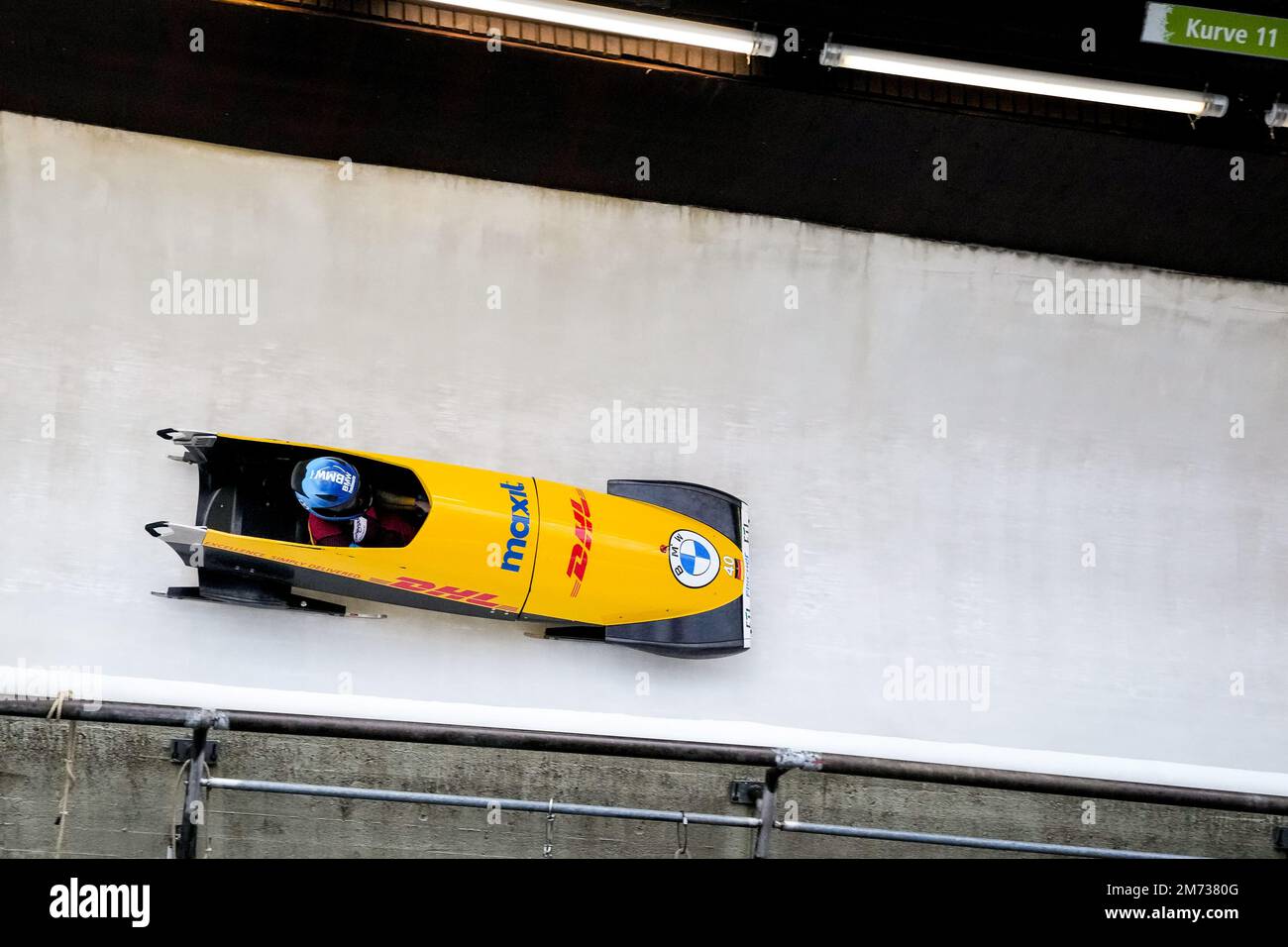 WINTERBERG, GERMANY - JANUARY 7: Lisa Buckwitz of Germany competes in ...
