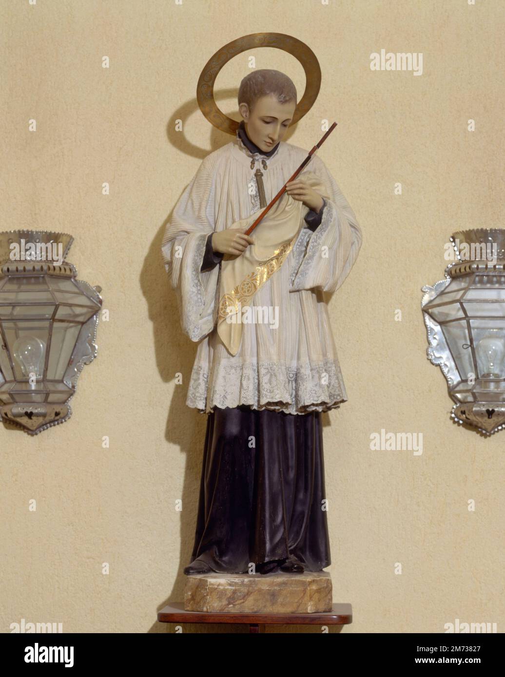 ESCULTURA DE SAN LUIS GONZAGA. Location: IGLESIA DE SAN LUIS DE GONZAGA ...