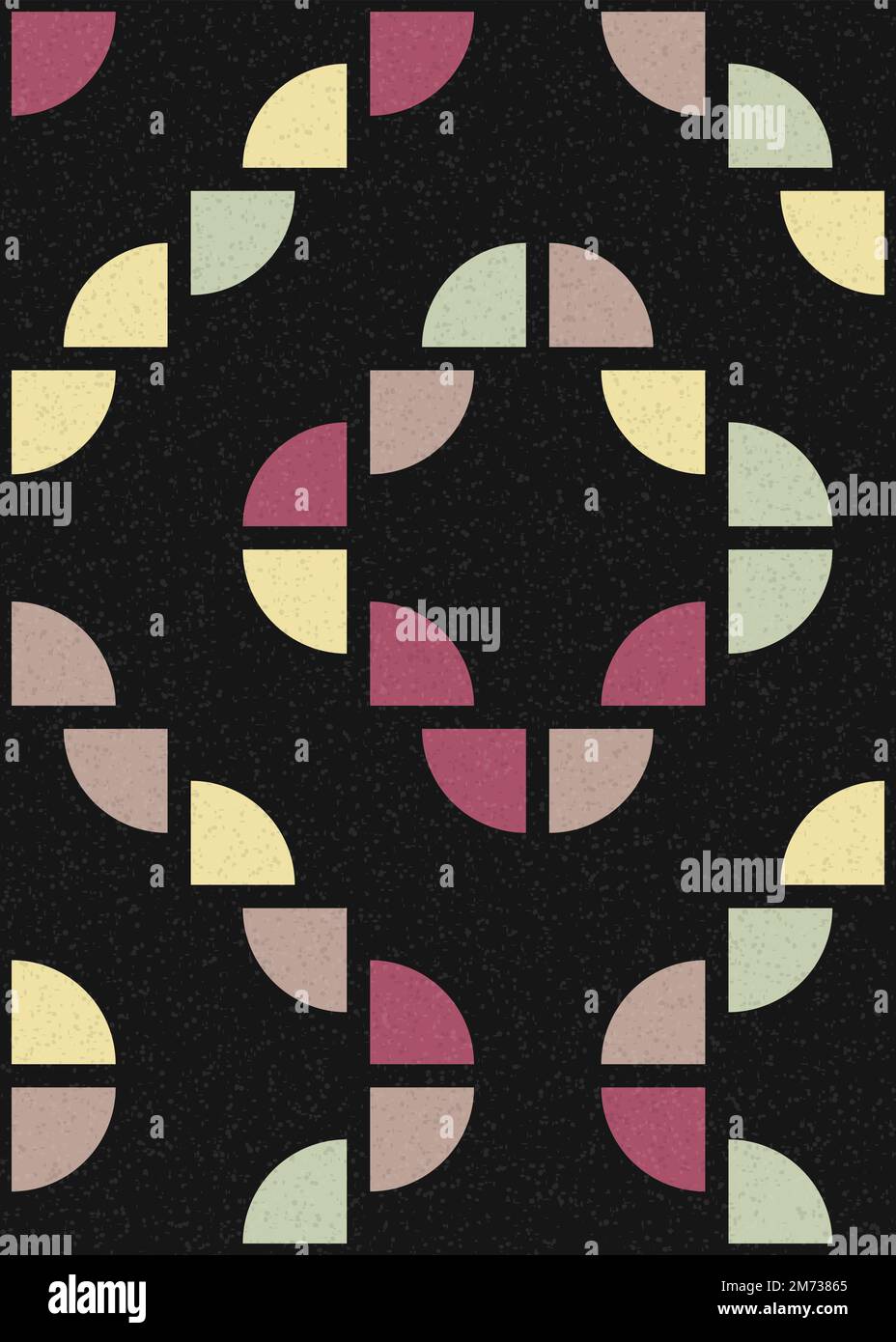 Abstract Geometrical generative computational art illustration Stock ...