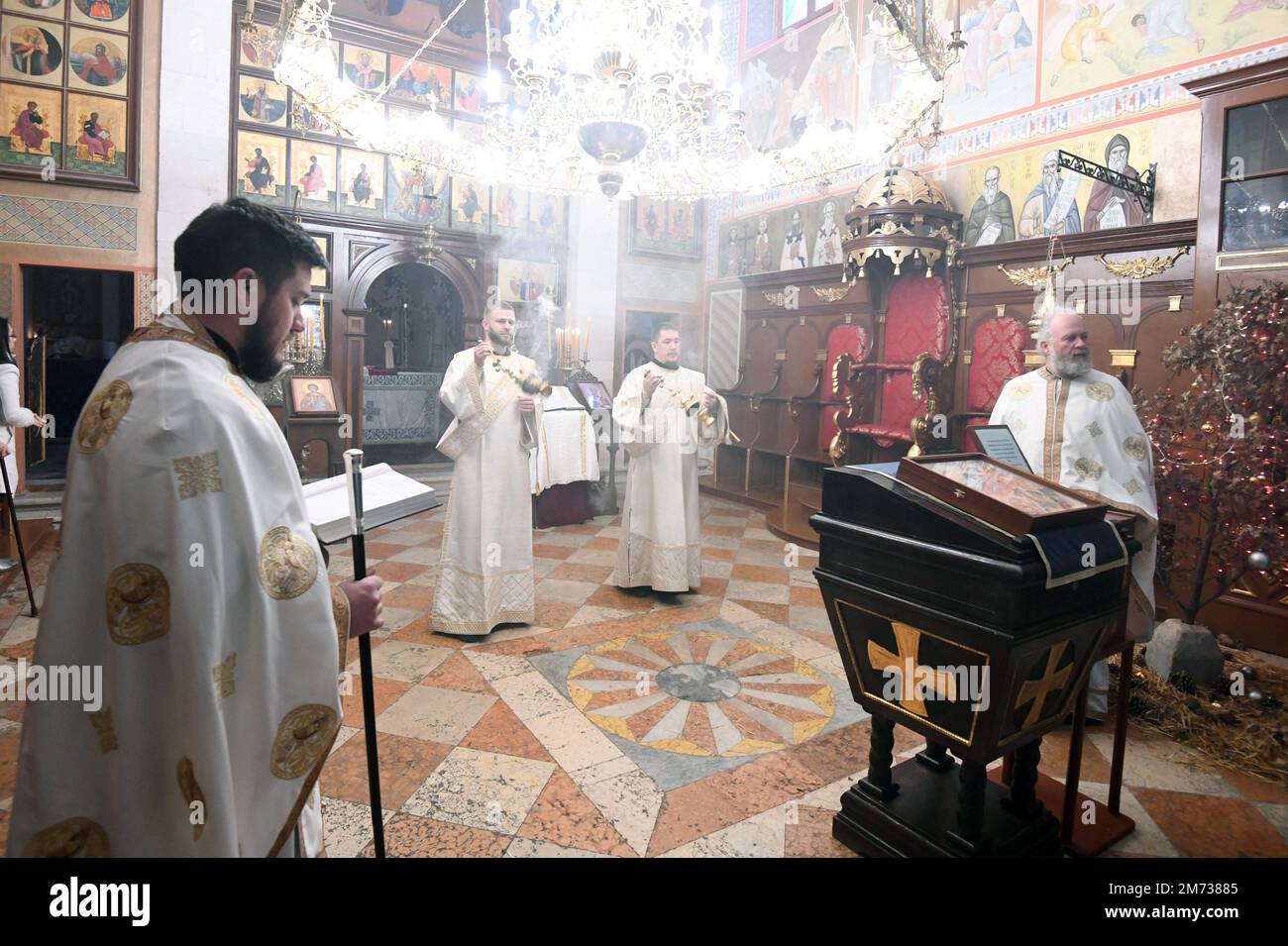 Nikodim Kosovic, bishop of Dalmatia, led the Holy Bishop's Liturgy in ...