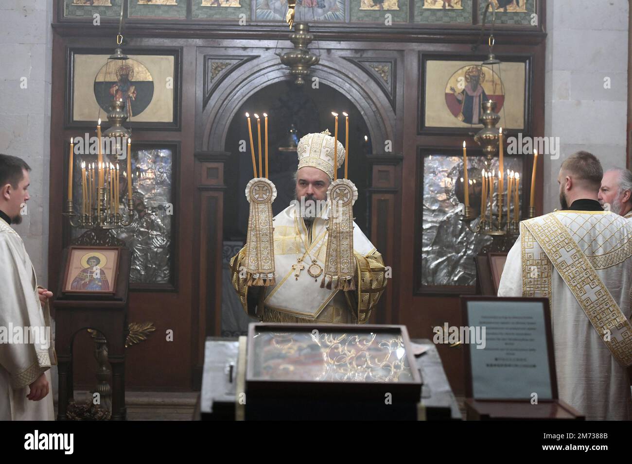 Nikodim Kosovic, bishop of Dalmatia, led the Holy Bishop's Liturgy in ...