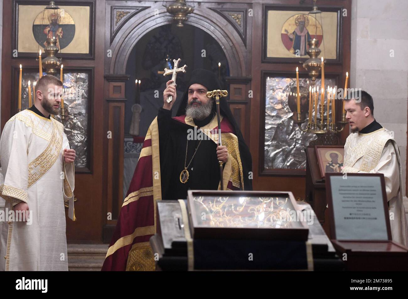 Nikodim Kosovic, bishop of Dalmatia, led the Holy Bishop's Liturgy in ...