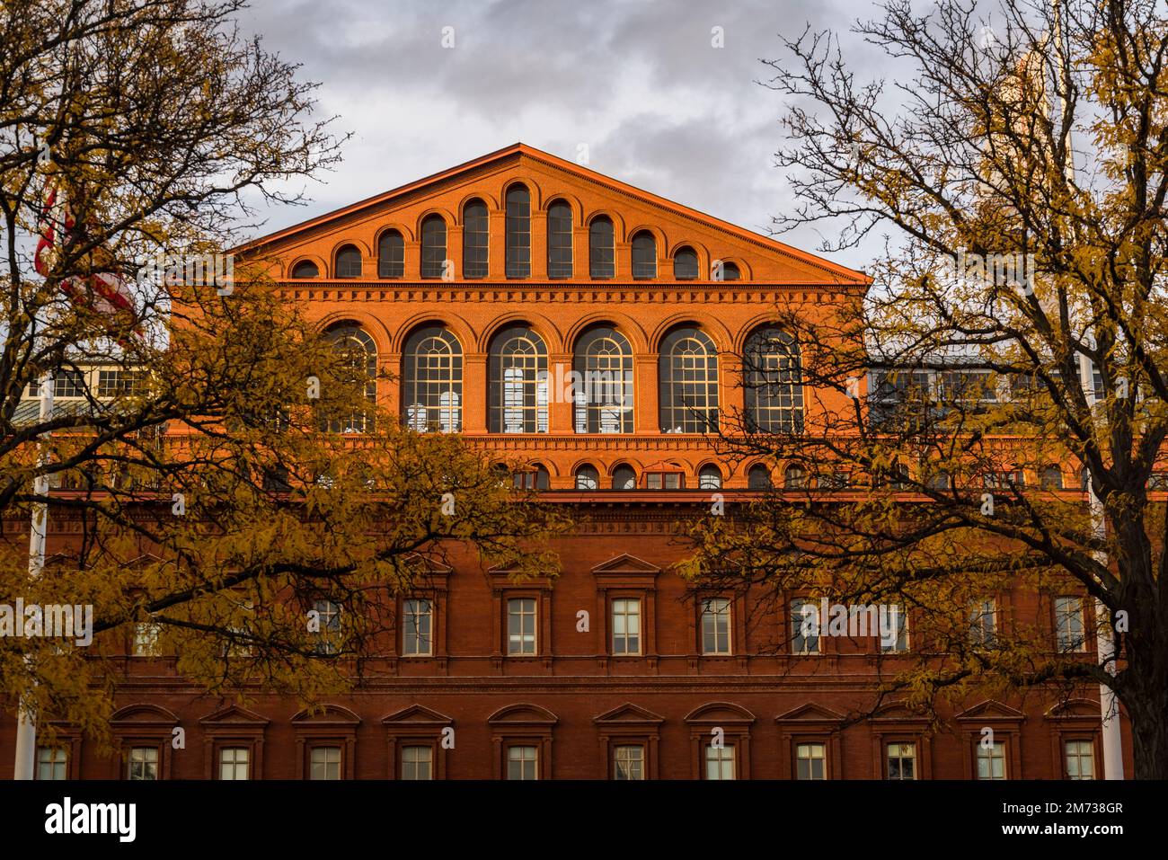 Old redbrick building at the Judiciary Square, Washington, D.C., USA ...