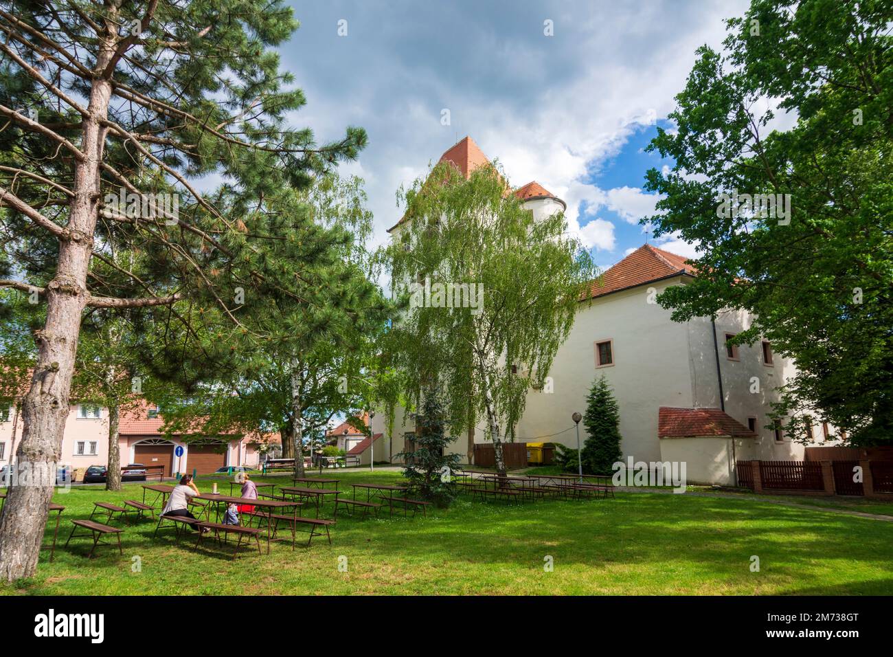 Hluk (Hulken): Hluk Fortress in , Zlinsky, Zlin Region, Zliner Region ...