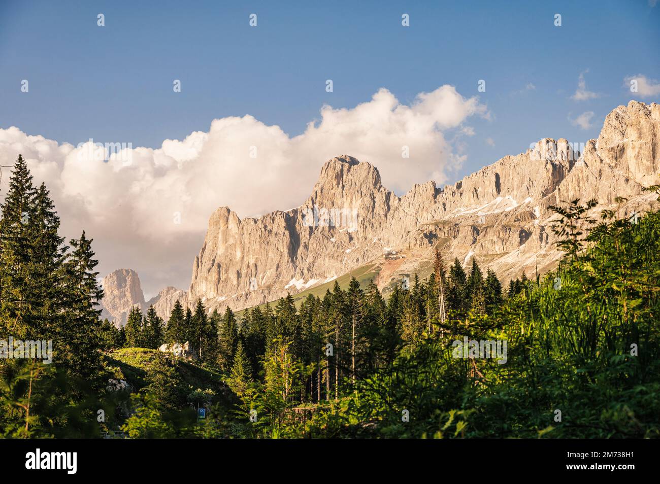 nature sceneries around Lake Carezza, Carezza, Bolzano, Italy Stock ...