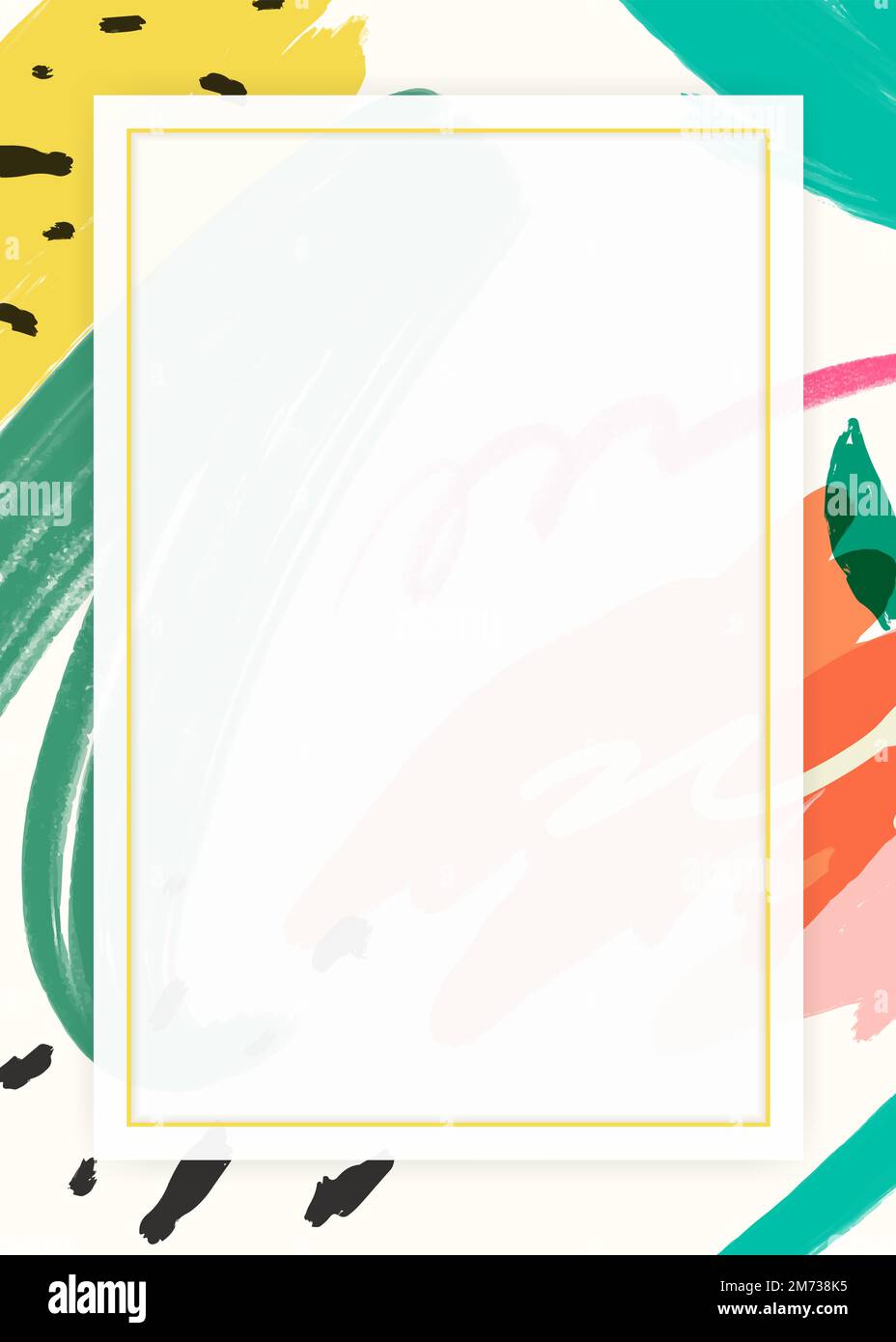 Blank colorful card design vector Stock Vector Image & Art - Alamy