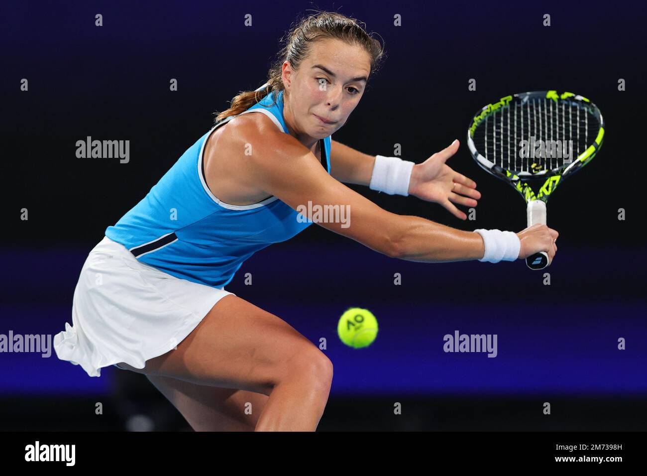 Sydney, Australia. 07th Jan, 2023. Lucia Bronzetti of Italy plays a ...