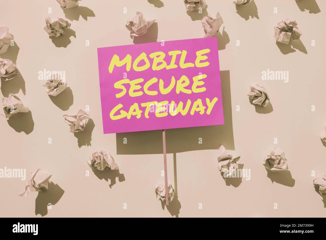 Sign displaying Mobile Secure Gateway. Word Written on Securing devices ... Sign displaying Mobile Secure Gateway. Word Written on Securing devices ...