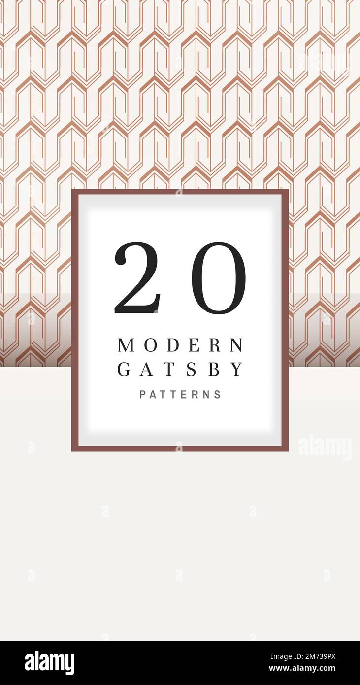 Gatsby pattern hi-res stock photography and images - Alamy