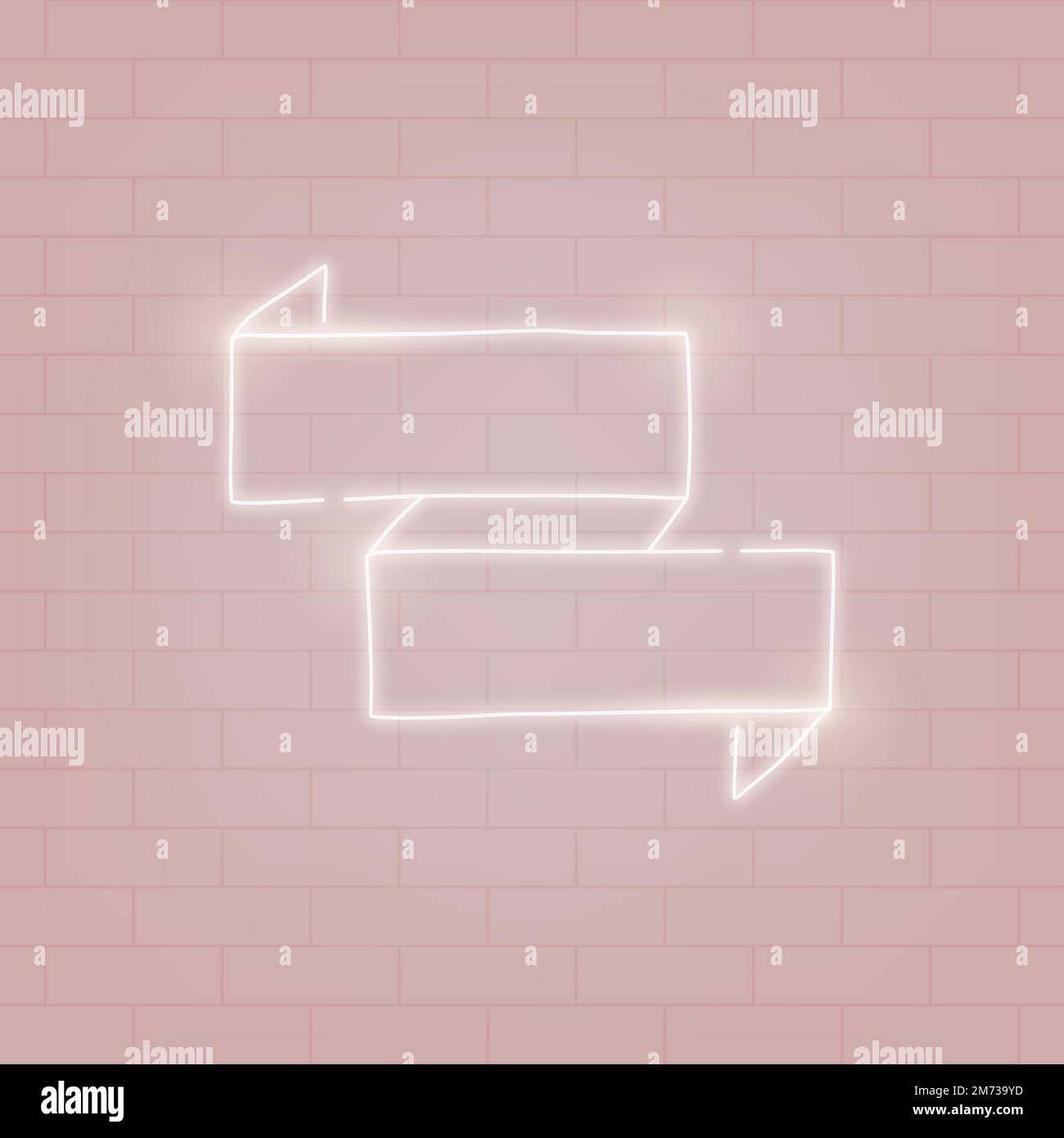 Neon banner on a pink background vector Stock Vector Image & Art - Alamy