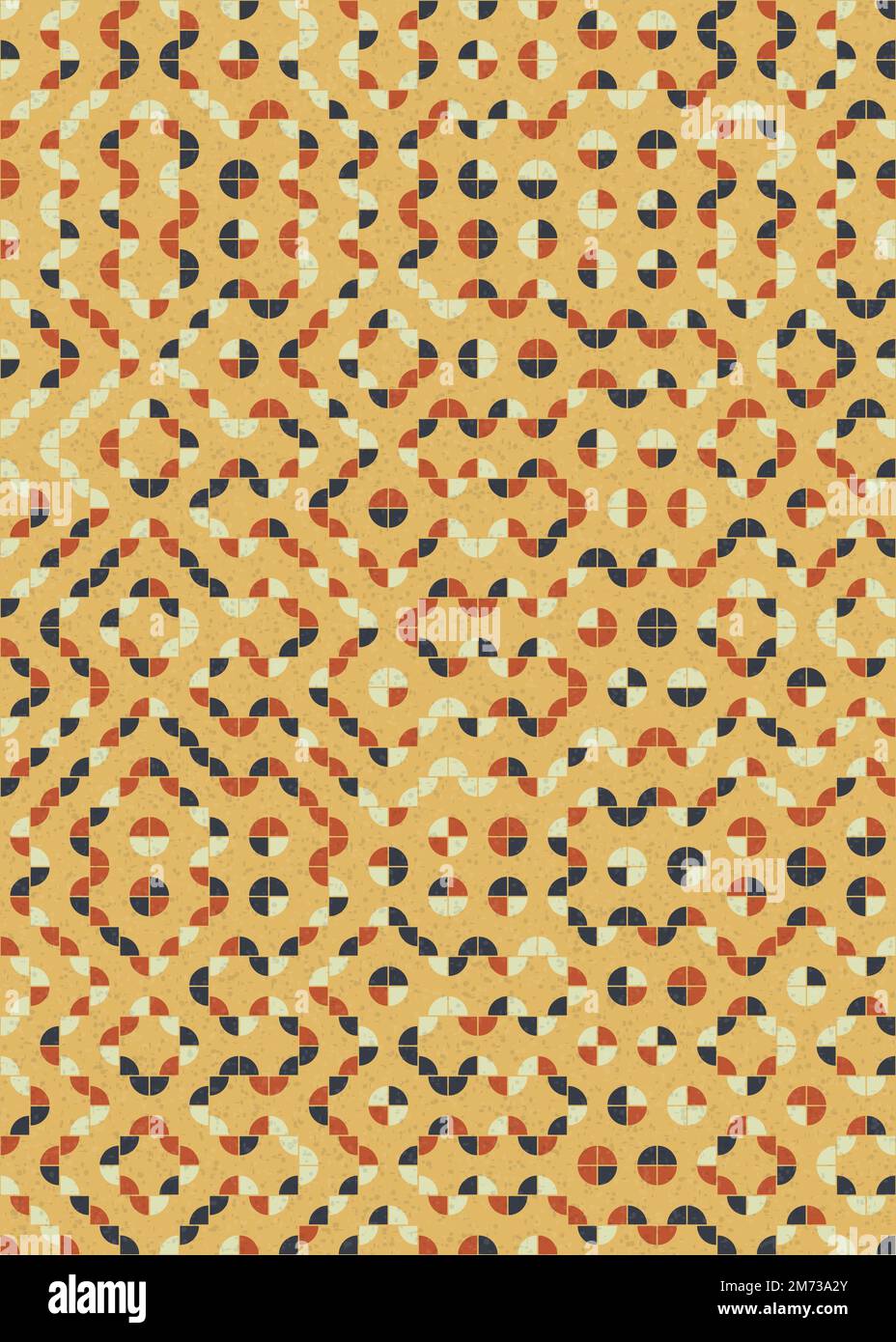 Abstract Geometrical generative computational art illustration Stock ...