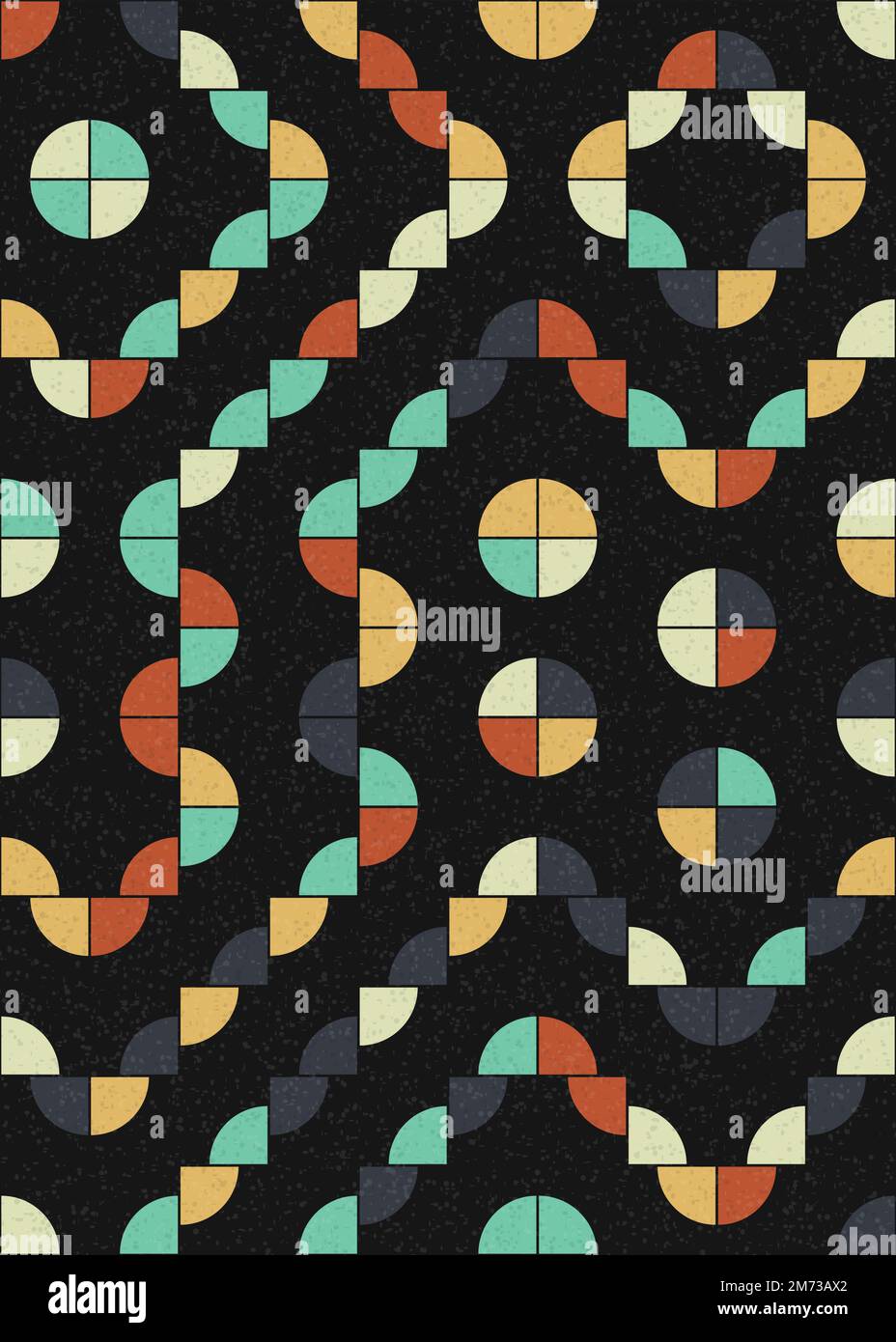 Abstract Geometrical generative computational art illustration Stock ...