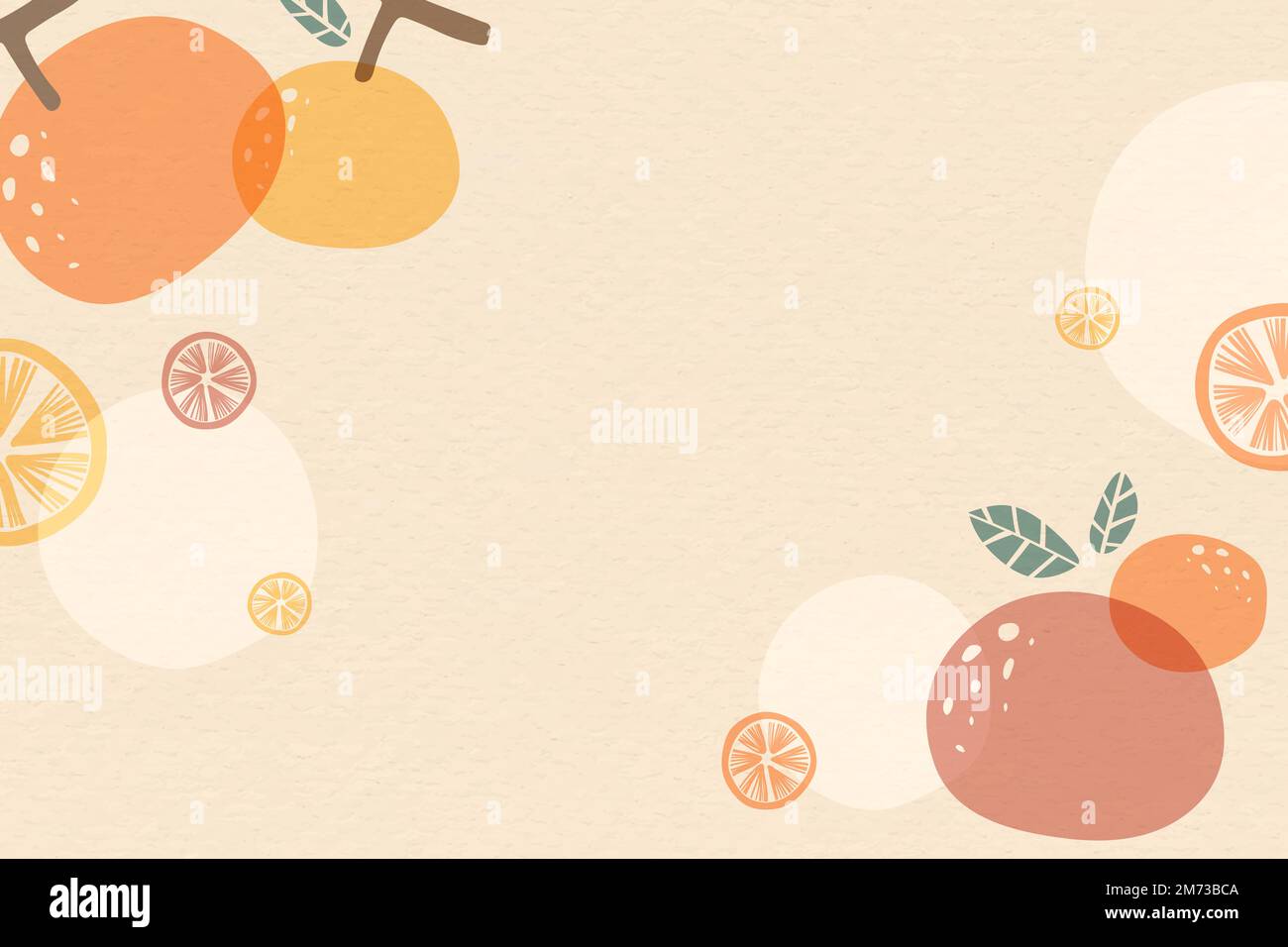 Orange patterned background with design space vector Stock Vector Image ...