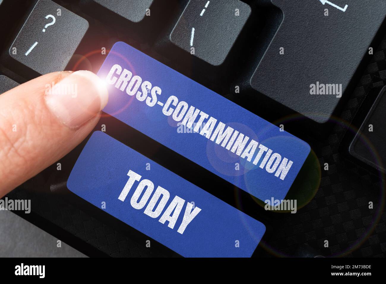 Text sign showing Cross Contamination. Business overview Unintentional ...