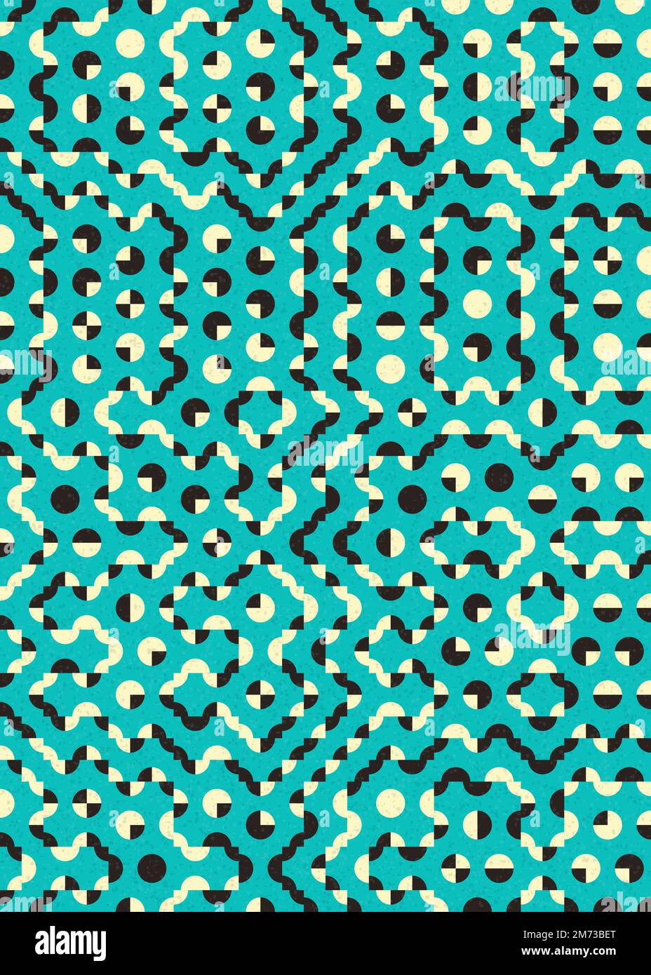 Abstract Geometrical generative computational art illustration Stock ...