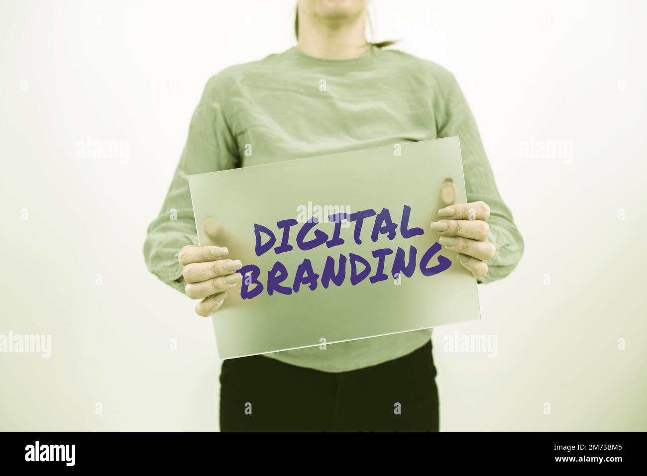 Inspiration showing sign Digital Branding. Internet Concept combination ...