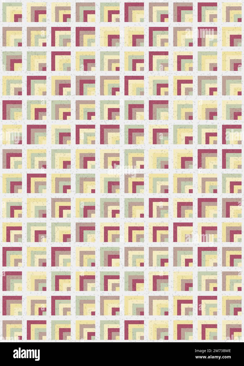 Abstract Geometrical generative computational art illustration Stock ...