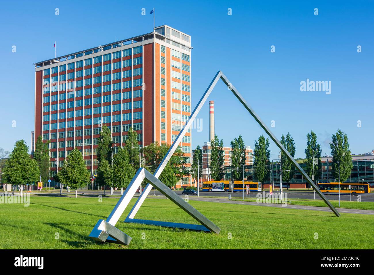 Zlin: Bata Skyscraper, also known as Building No. 21, was the ...