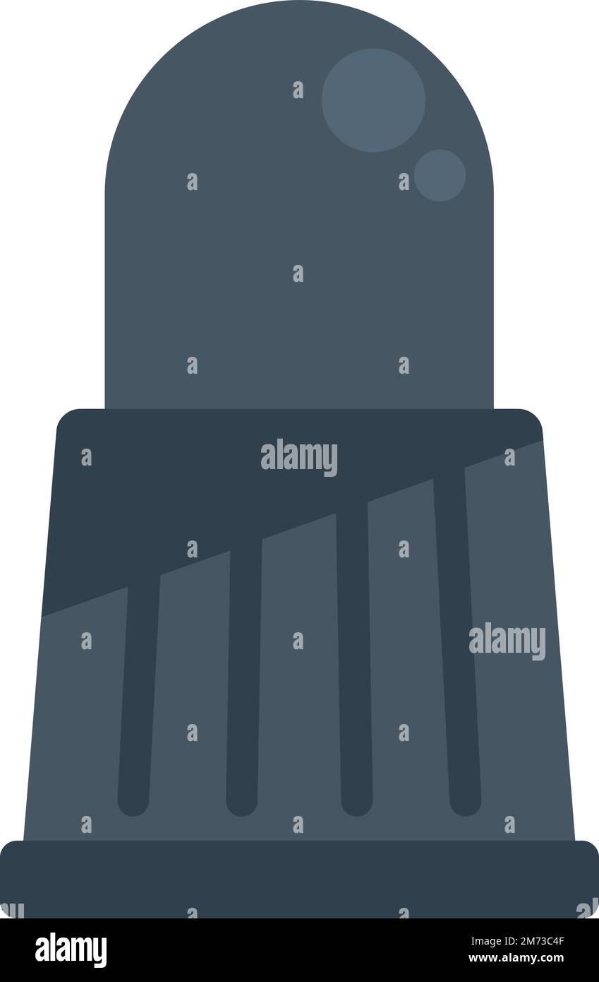 Bike tire cap icon flat vector. Bicycle fix. Cycle shop isolated Stock ...