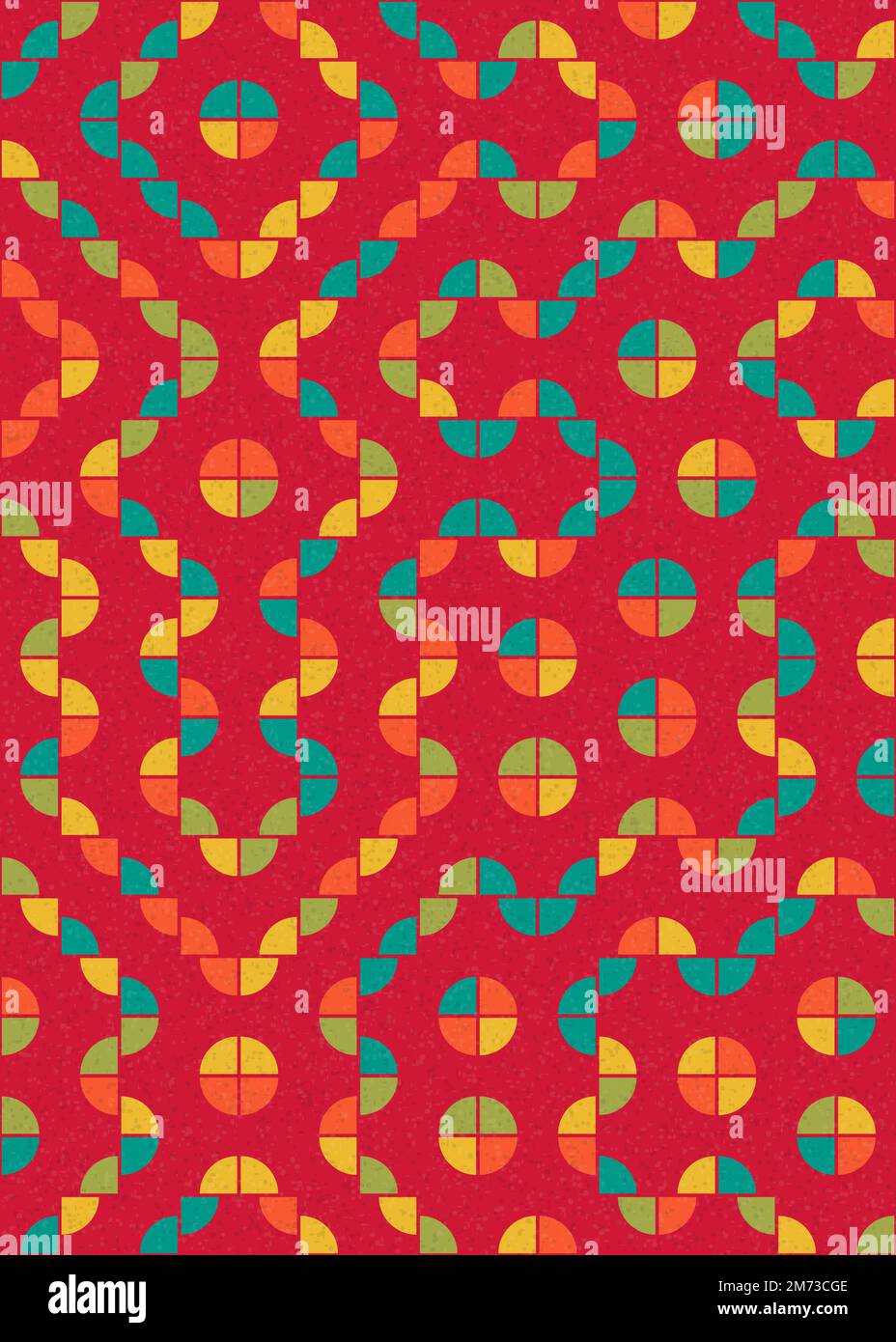 Abstract Geometrical generative computational art illustration Stock ...