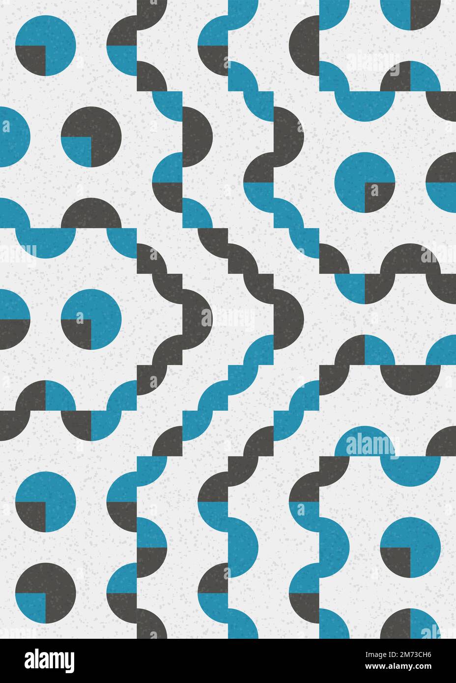 Abstract Geometrical generative computational art illustration Stock ...