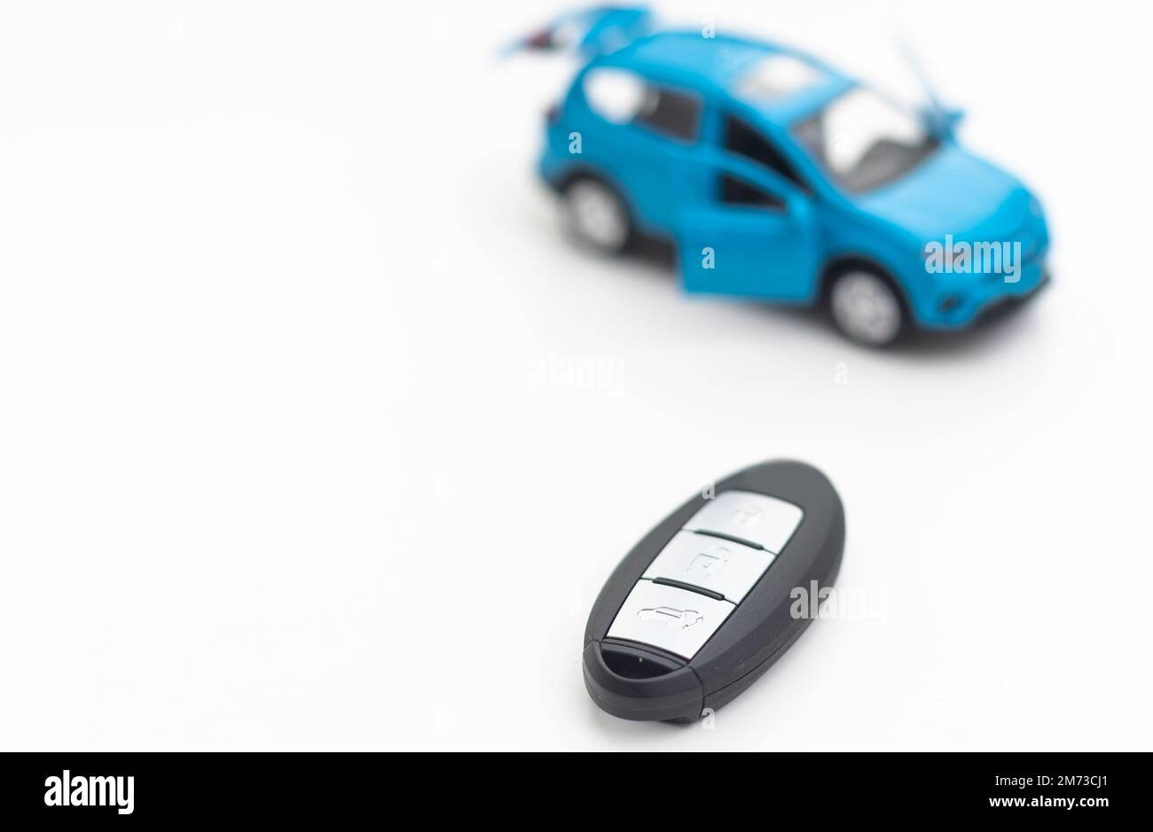 car and key. toy car and fob Stock Photo - Alamy