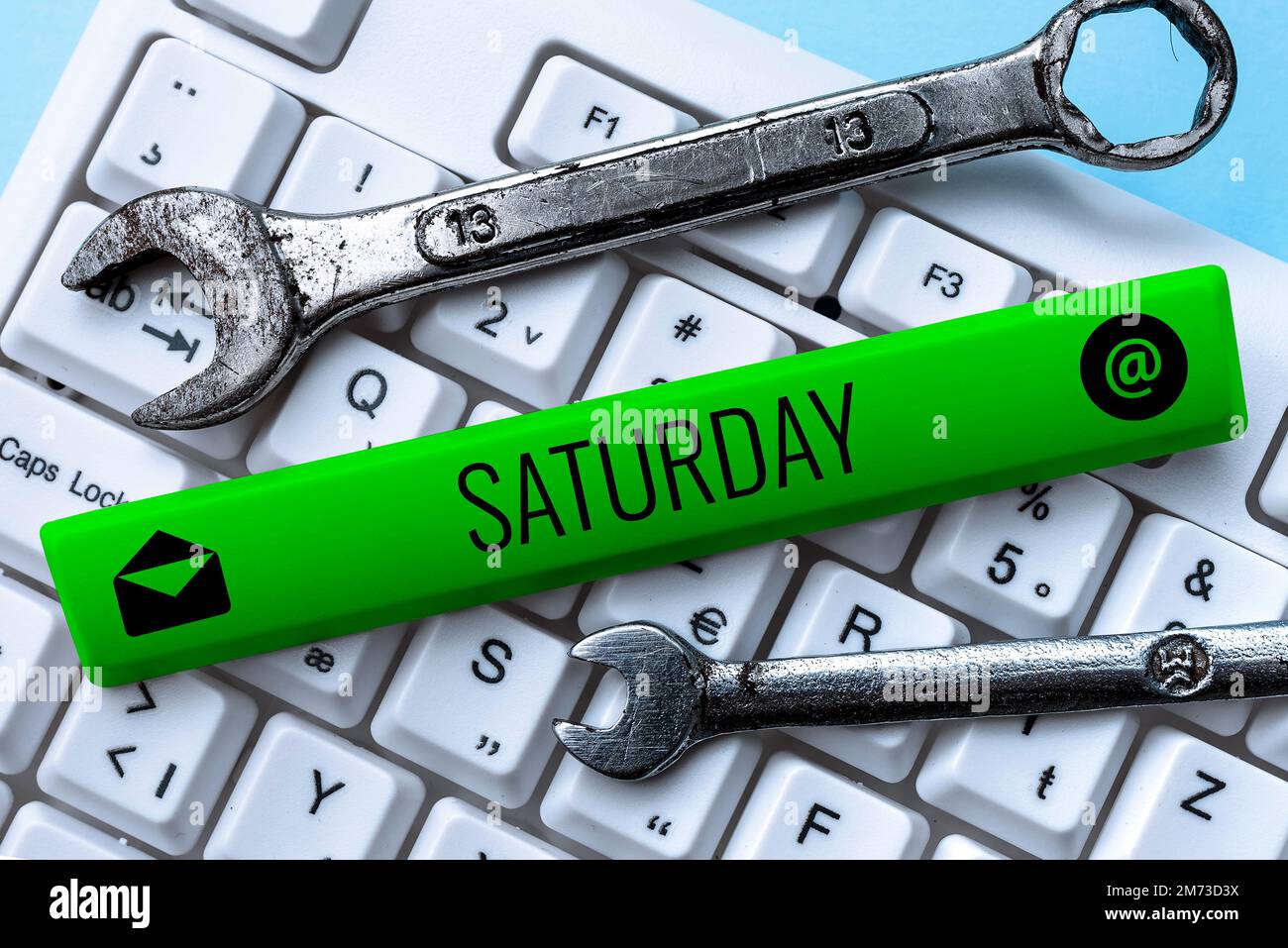 Conceptual display Saturday. Concept meaning First day of the weekend ...