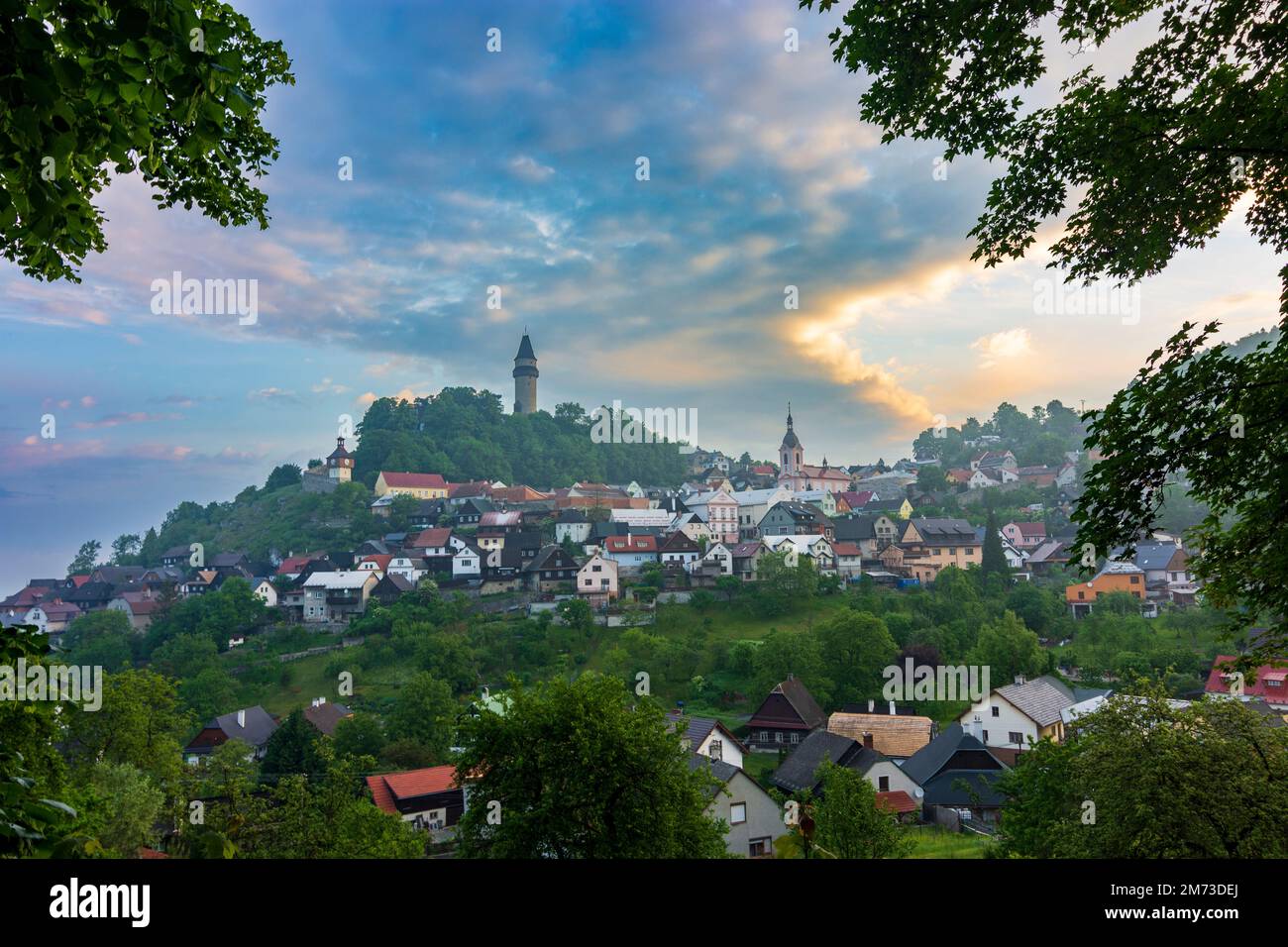 Tower truba of stramberk strahlenberg castle hi-res stock photography ...