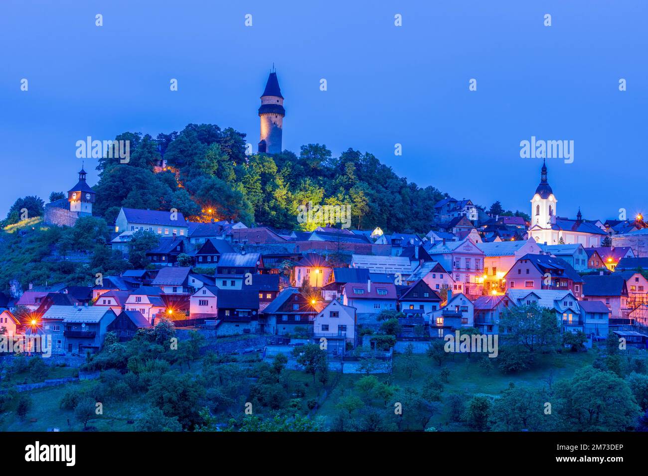 Tower truba of stramberk strahlenberg castle hi-res stock photography ...