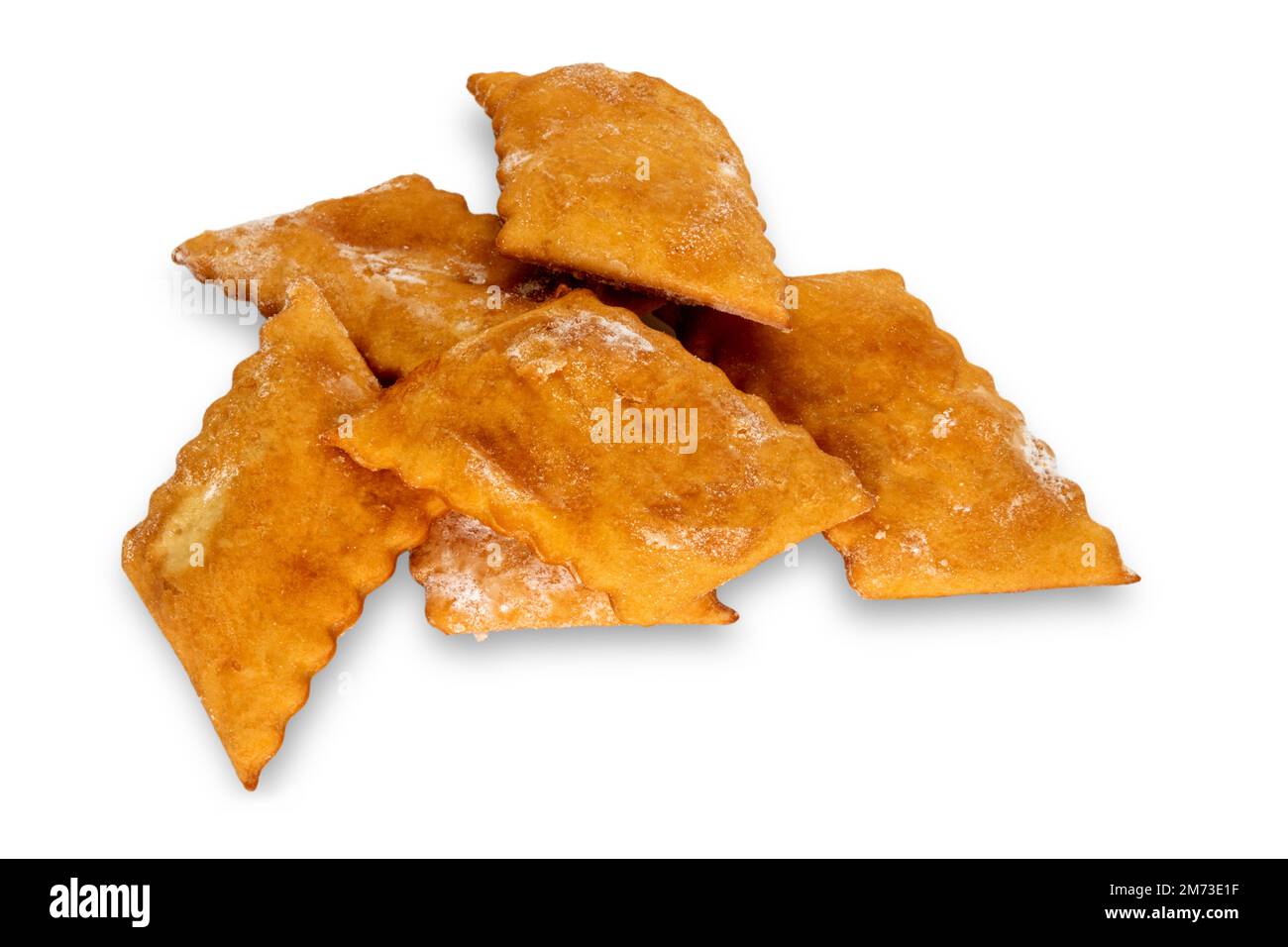 Bugie (Lies) or frappe or chiacchere or angel wings. Traditional ...