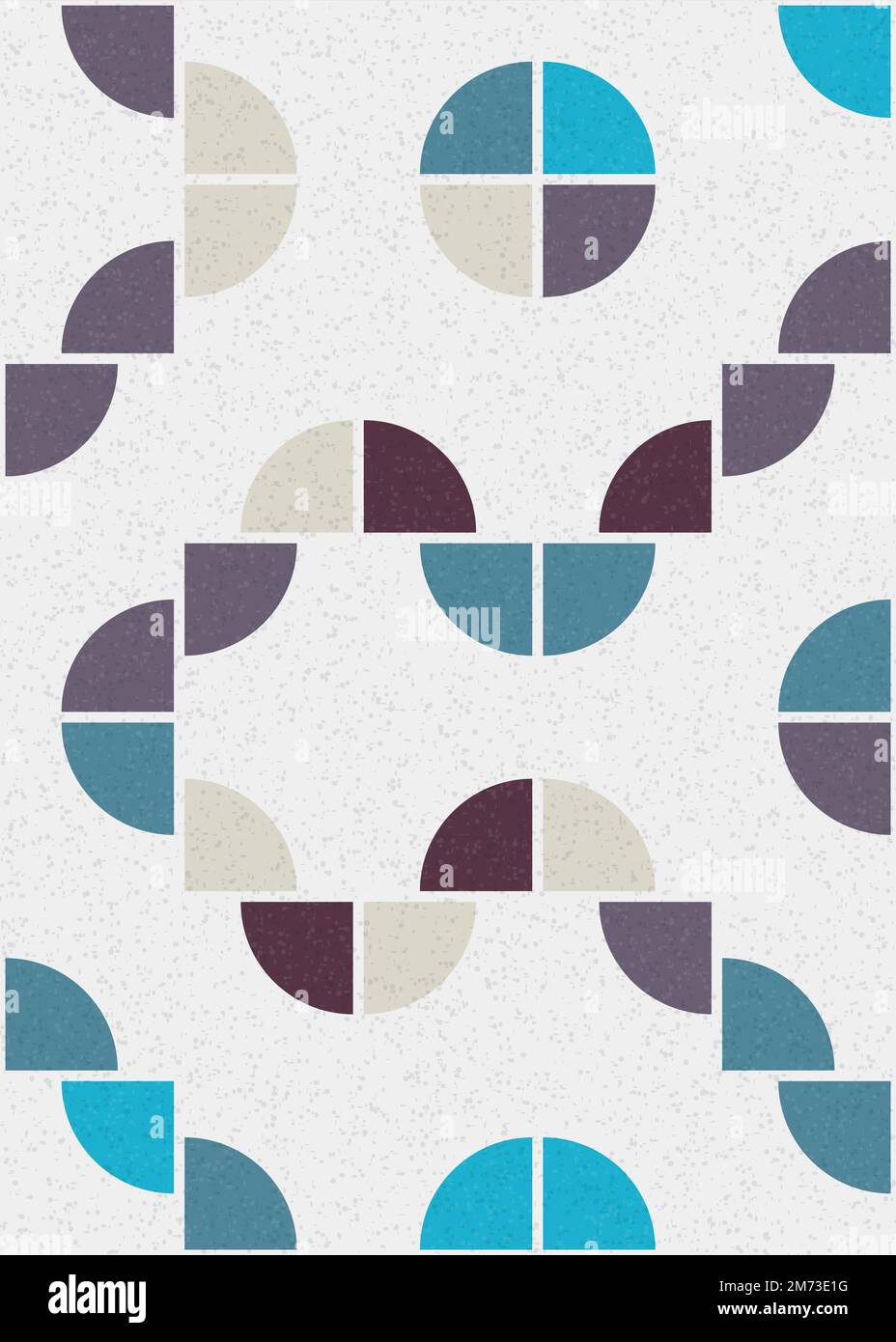 Abstract Geometrical generative computational art illustration Stock ...