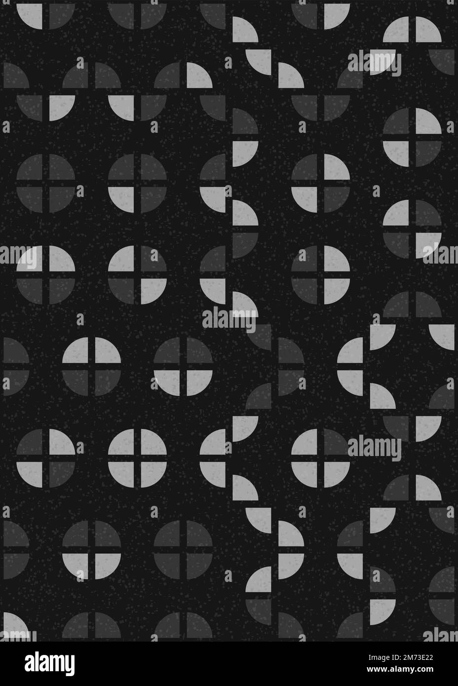 Abstract Geometrical generative computational art illustration Stock ...