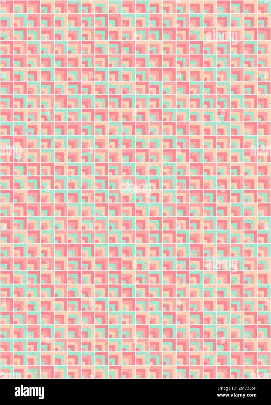 Abstract Geometrical generative computational art illustration Stock ...