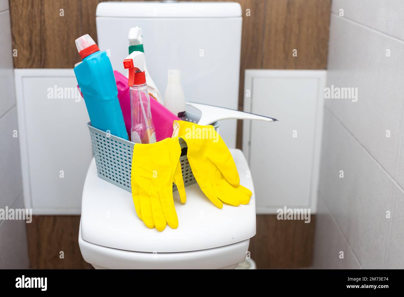 Cleaning agent, detergent and liquid soap dispenser bottle on the ...
