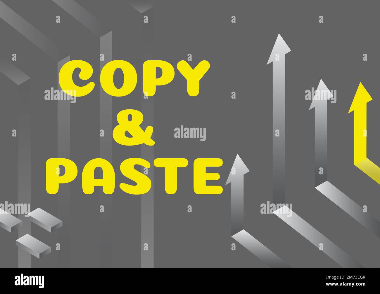 Conceptual display Copy Paste. Word Written on an imitation, transcript ...