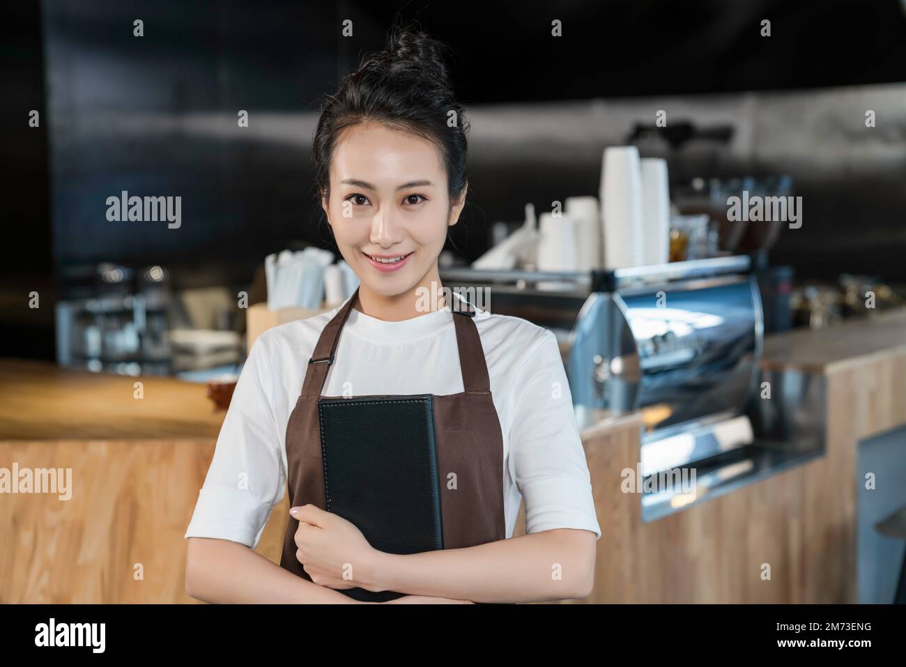 The coffee shop service Stock Photo - Alamy
