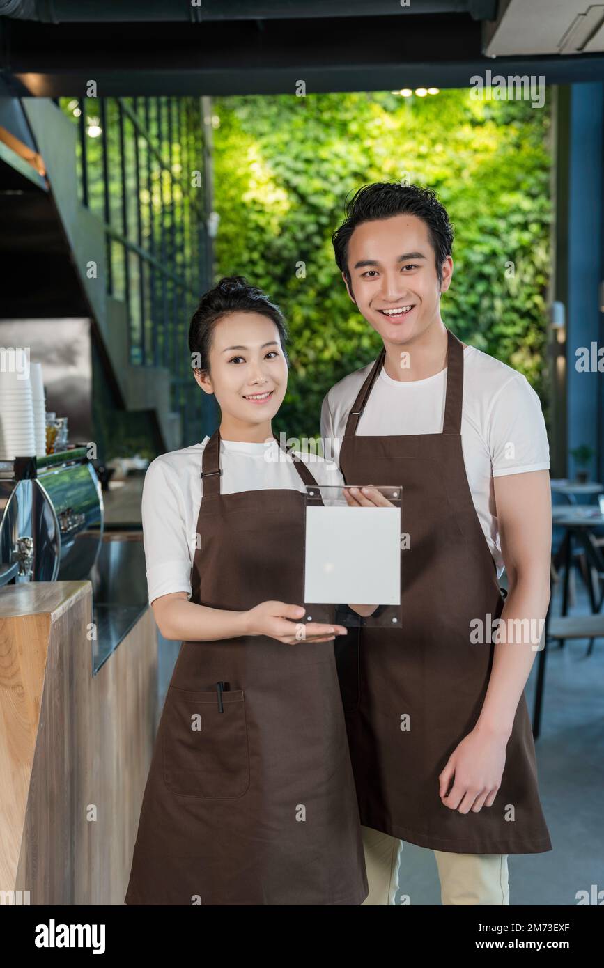 The coffee shop service Stock Photo - Alamy