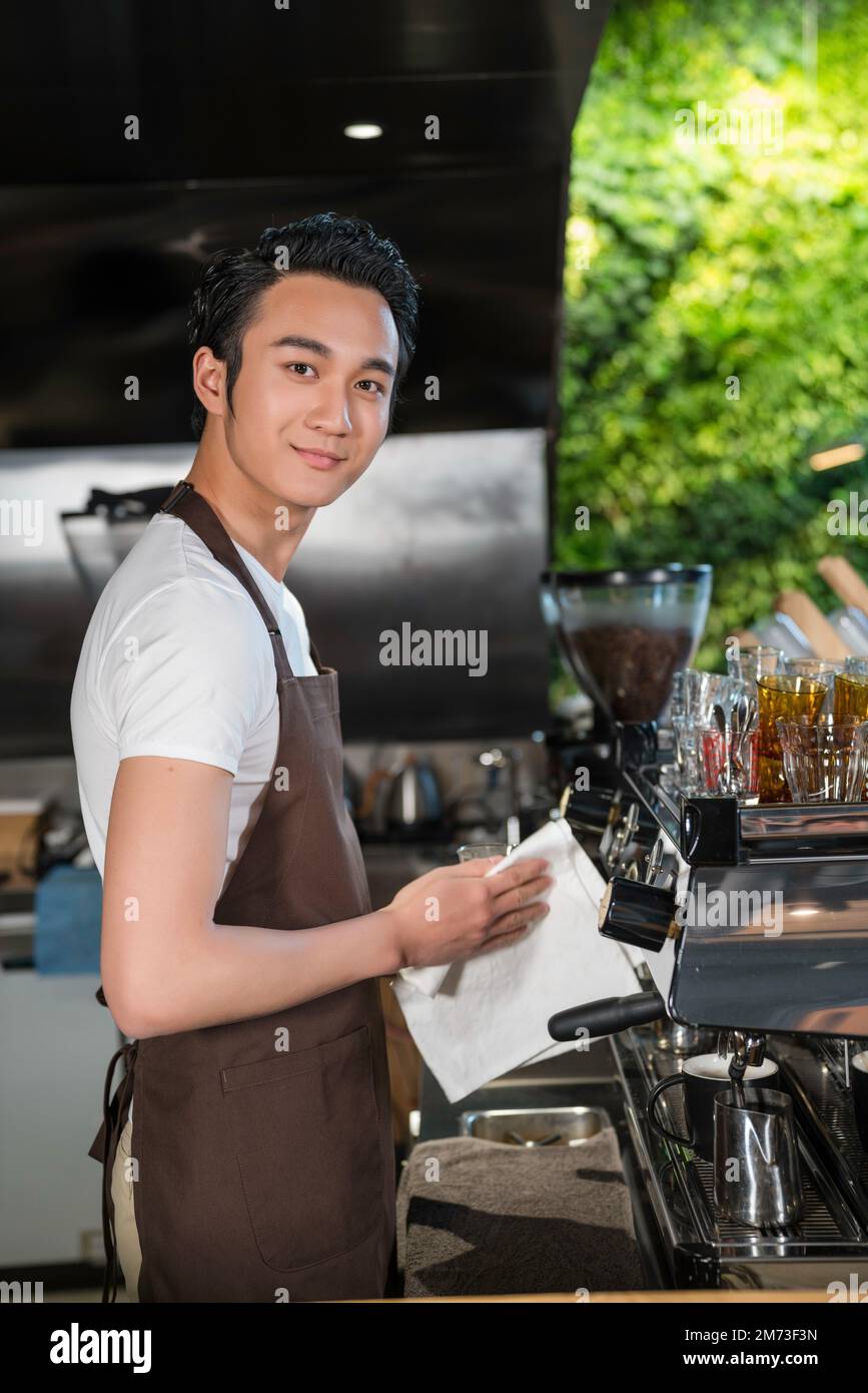The coffee shop service Stock Photo - Alamy
