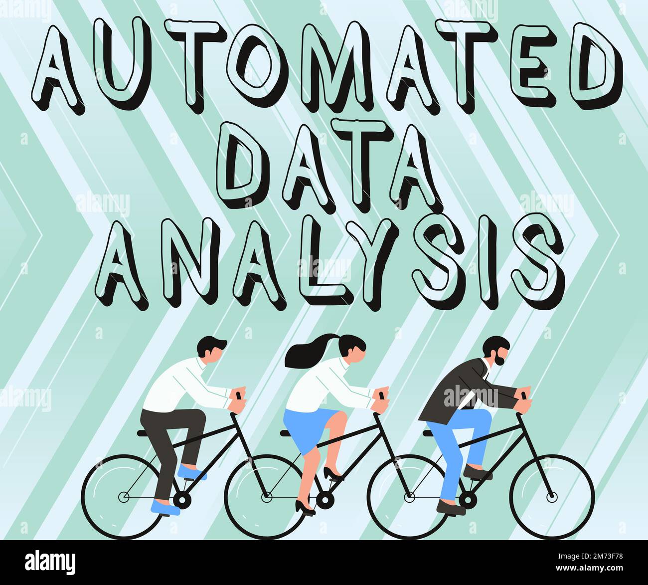 Sign displaying Automated Data Analysis. Conceptual photo Artificial ...