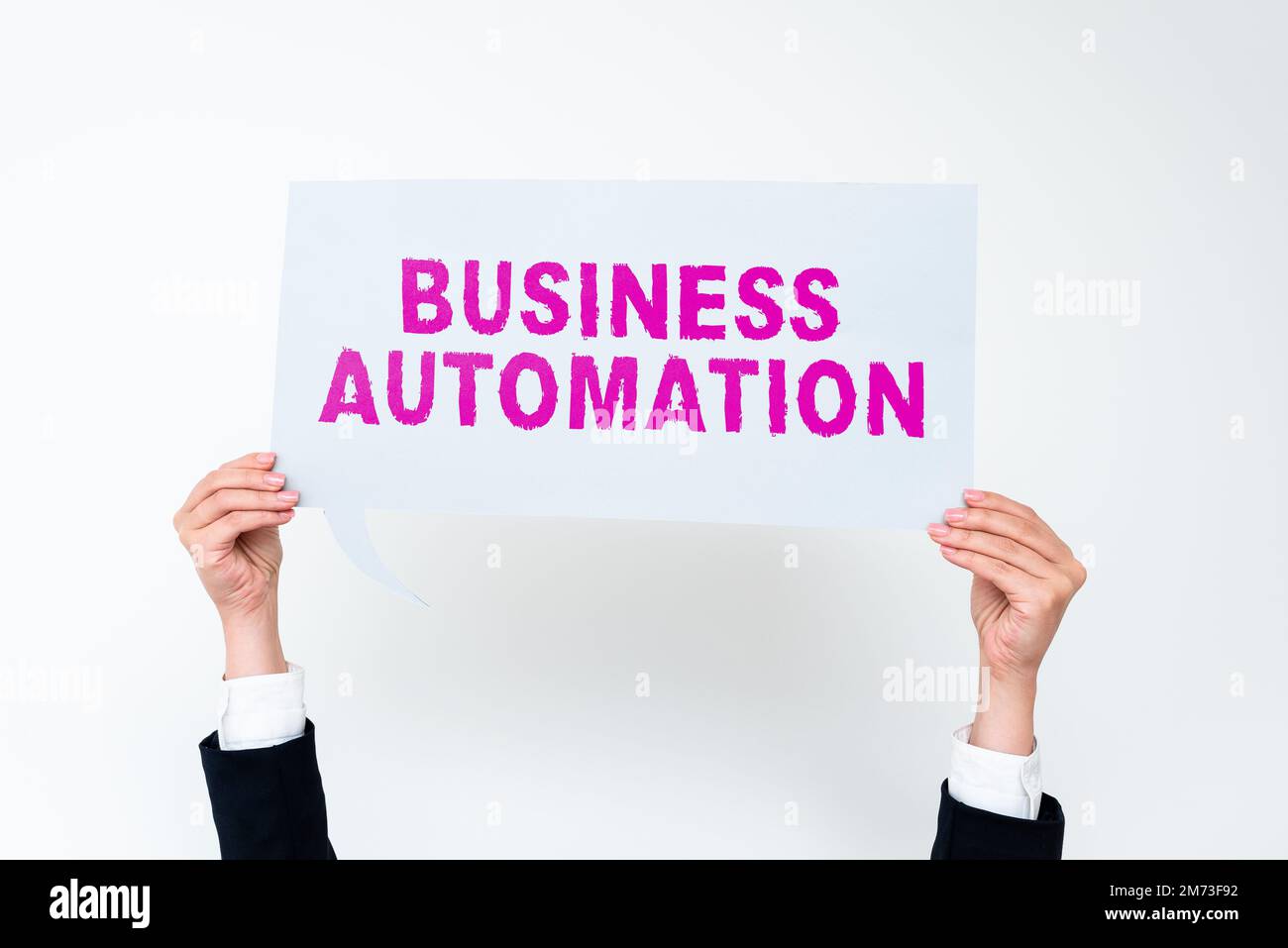 Writing displaying text Business Automation. Concept meaning for ... Writing displaying text Business Automation. Concept meaning for ...