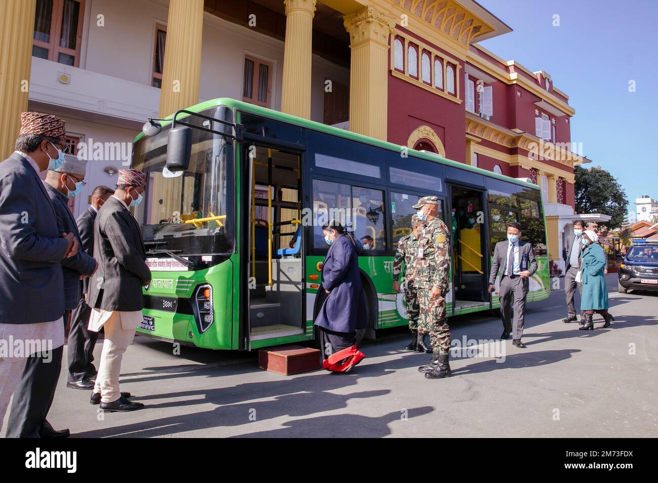 Kathmandu, Nepal. 07th Jan, 2023. Nepal President Bidhya Devi Bhandari ...