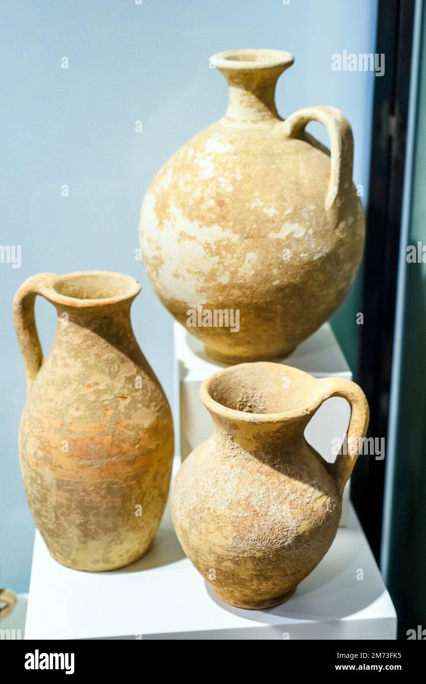 Locally made jugs and lekythoi, 600-500 BC - Archaeological park of ...